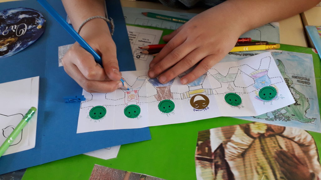 Notre lapbook sur le roman Clément aplati – ECOLE DE LA TRINITE